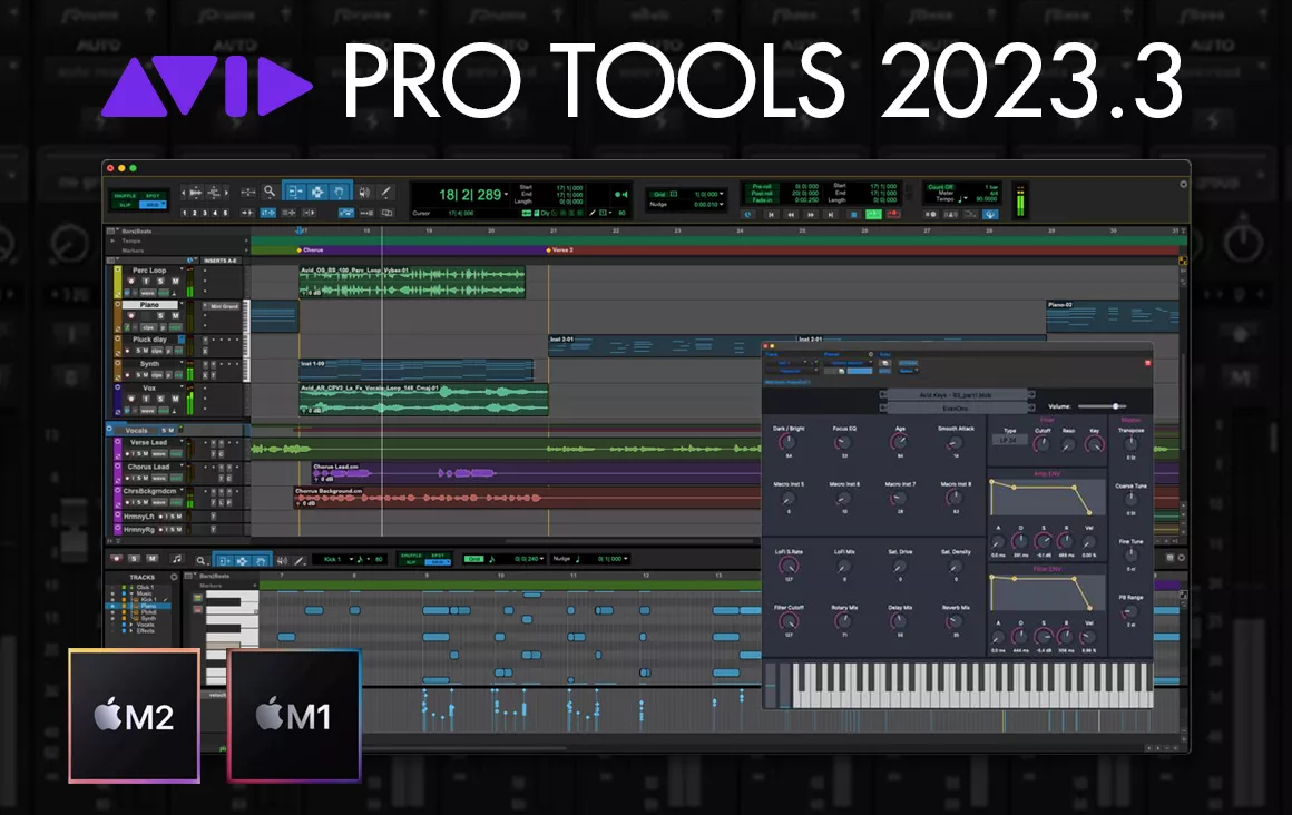 Avid Announces Pro Tools 2023.3 Update With Native Apple Silicon Support & New Features