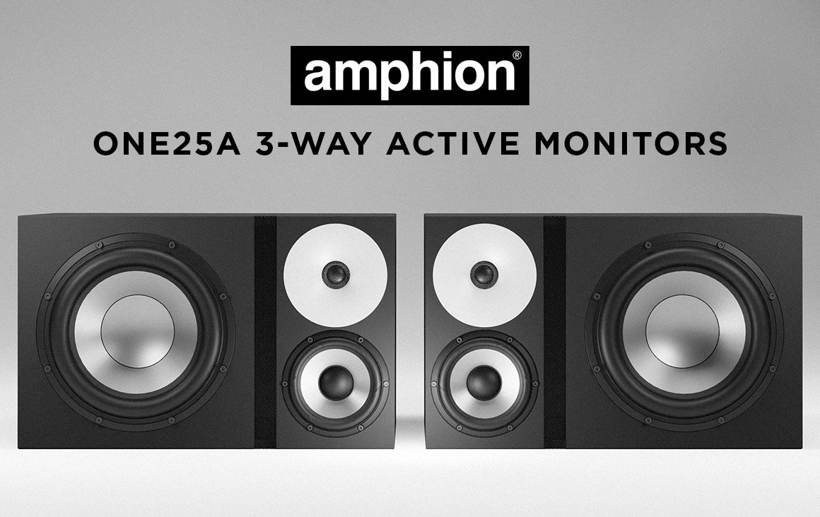 Amphion Announces One25A 3-Way Active Studio Monitor